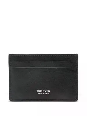 TOM FORD Logo-detail Card Holder - Black