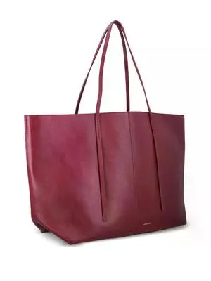 BY MALENE BIRGER Abilla Leather Tote Bag - Red