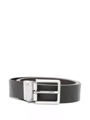 Emporio Armani Buckle-detail Belt - Brown