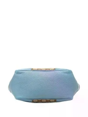 Gucci 2000-2015 Small Gg Canvas Bree Satchel - Blue