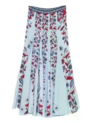 FARM Rio Floral Pleated Skirts