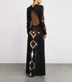 Emilio Pucci Sequinned Maxi Dress