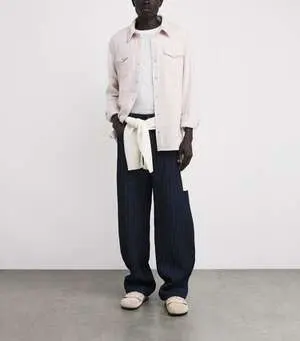 GOD'S TRUE CASHMERE Cashmere Check Overshirt - Pink
