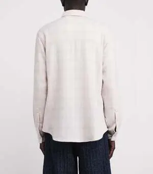 GOD'S TRUE CASHMERE Cashmere Check Overshirt - Pink