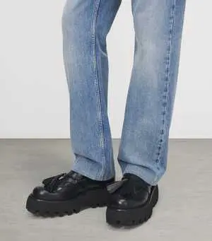 Alexander McQueen Leather Sofa Loafers