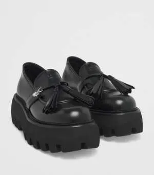 Alexander McQueen Leather Sofa Loafers