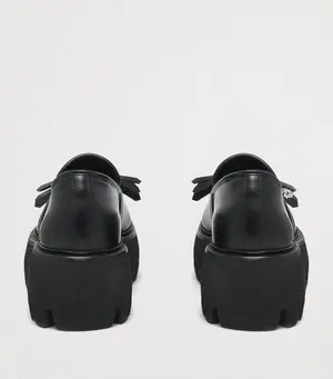 Alexander McQueen Leather Sofa Loafers