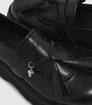 Alexander McQueen Leather Sofa Loafers