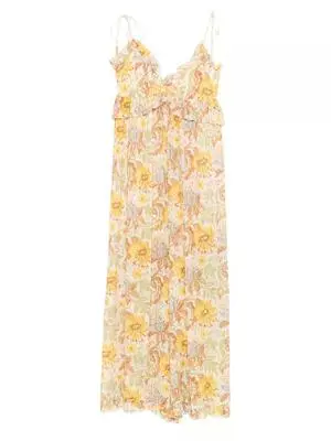Zimmermann Floral Jumpsuit - Neutrals