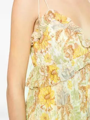Zimmermann Floral Jumpsuit