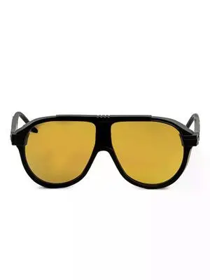Thom Browne Aviator Sunglasses - 001 Black