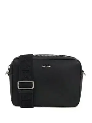 Calvin Klein Logo Strap Shoulder Bag - Black