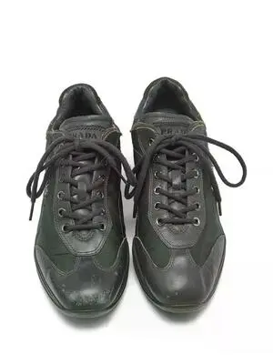 Prada Panelled Lace-up Sneakers