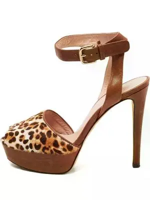 STUART WEITZMAN 125mm Leopard-print Sandals
