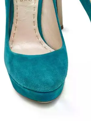 Miu Miu Platform Suede Pumps