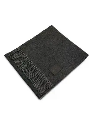 Loewe Logo-patch Scarf - Grey