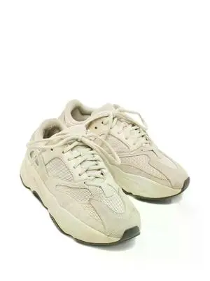 ADIDAS X YEEZY 700 Leather, Mesh, And Suede Sneakers - Neutrals