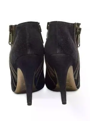 Saint Laurent 110mm Suede Zip-up Boots