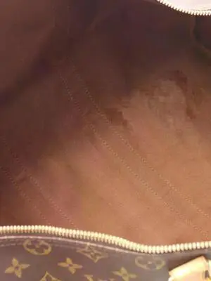 LOUIS VUITTON 2002 Monogram Keepall 45 Satchel - Brown