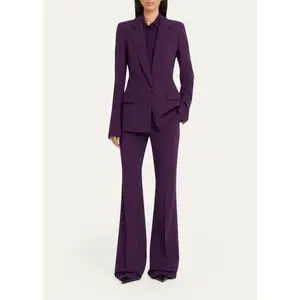 Michael Kors Tailored Single-button Blazer - Amethyst