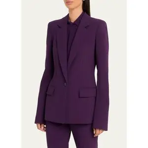 Michael Kors Tailored Single-button Blazer - Amethyst