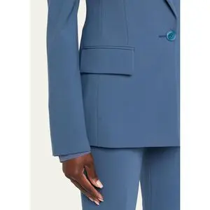 Michael Kors Tailored Single-button Blazer - Amethyst