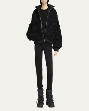 Moncler X Ee Edward Enninful Wool-blend Cardigan