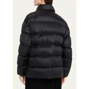 Moncler X Ee72 Edward Enninful Blas Short Down Jacket - Black