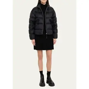 Moncler X Ee72 Edward Enninful Blas Short Down Jacket - Black