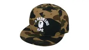 A BATHING APE 1st Camo College Cap - Green