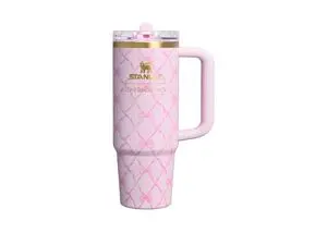 STANLEY 1913 X Loveshackfancy 30oz Quencher Protour Tumbler - Baby Bow Pink Peppermint