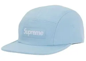 Supreme Wool Camp Cap - Light Blue