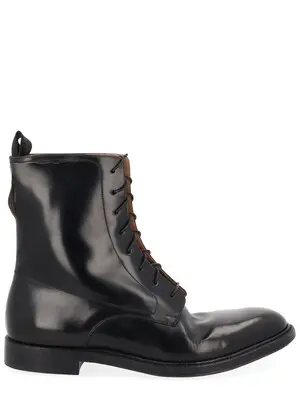 MAISON MARGIELA Lace-up Leather Boots