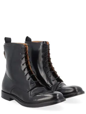 MAISON MARGIELA Lace-up Leather Boots