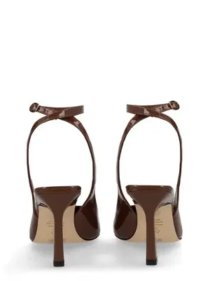 STUART WEITZMAN Vinnie 85 Strap Pumps - Brown