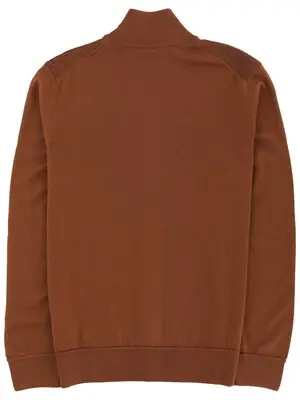 BOSS Shirt With Zip - Brown