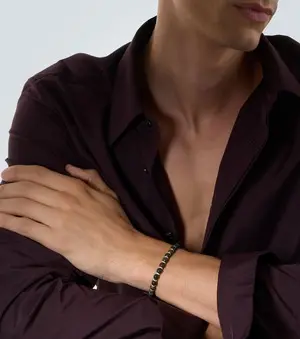 David Yurman Spiritual Beads Bracelet With Bloodstones And Diamonds