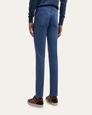 Peter Millar Wayfare 5-pocket Stretch Denim Pants - Mdblue
