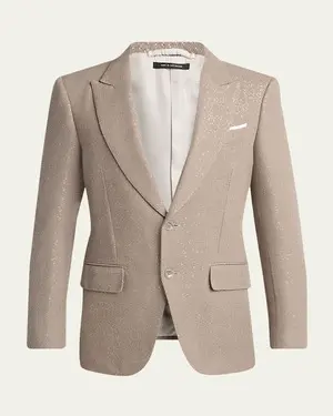 TOM FORD Sequin Boucle Peak Lapel Sport Coat