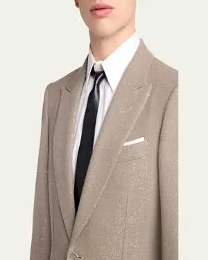 TOM FORD Sequin Boucle Peak Lapel Sport Coat
