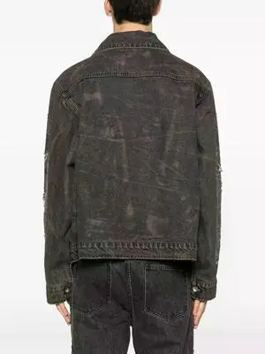 WHO DECIDES WAR Mechanic Denim Jacket - Brown