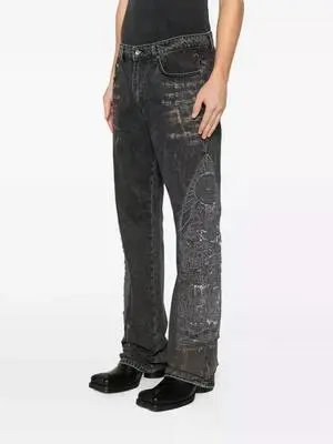 WHO DECIDES WAR BY EV BRAVADO Mechanic Straight Jeans