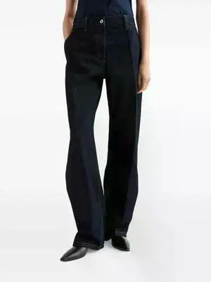 JIL SANDER Button-fly Flared Jeans