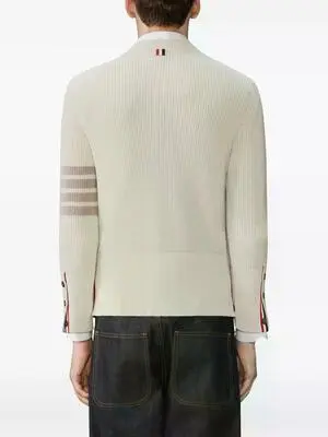 Thom Browne Striped 4-bar Sweater - Neutrals