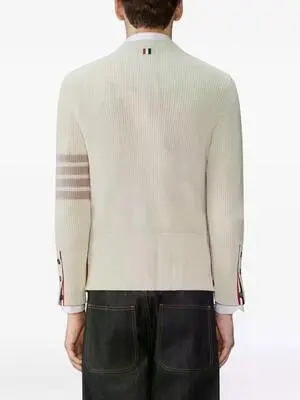 Thom Browne Striped 4-bar Sweater - Neutrals