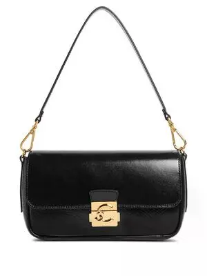 COCCINELLE Medium C-me Lock Shoulder Bag - Black