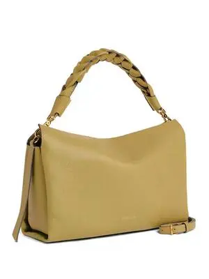 COCCINELLE Medium Boheme Braided-handle Shoulder Bag - Yellow