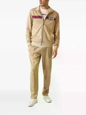 Guess Monogram Track Jacket - Neutrals