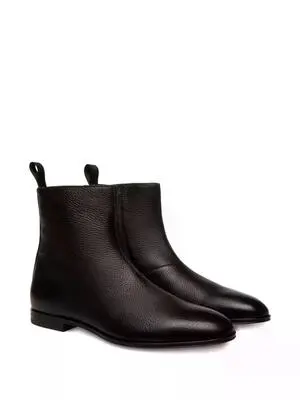 Bally Westminster Leather Zip Boots