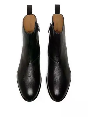 Bally Westminster Leather Zip Boots